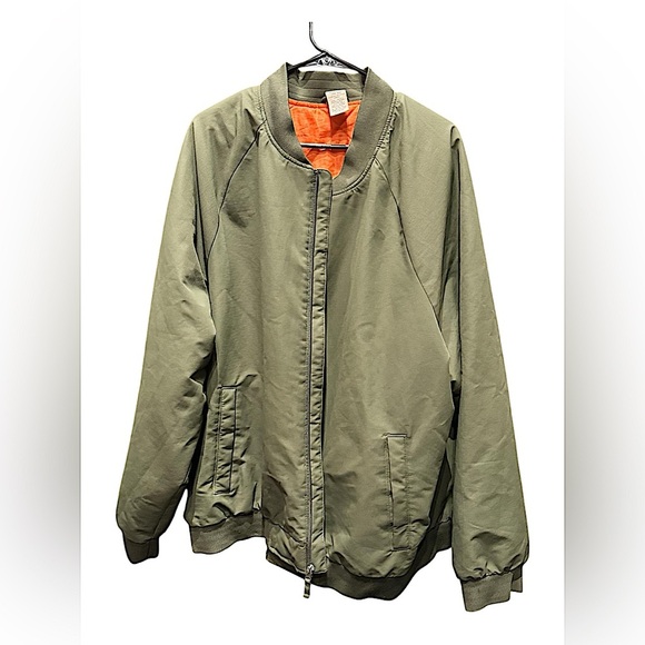 Faded Glory | Jackets & Coats | Faded Glory Olive Green Mens Bomber ...